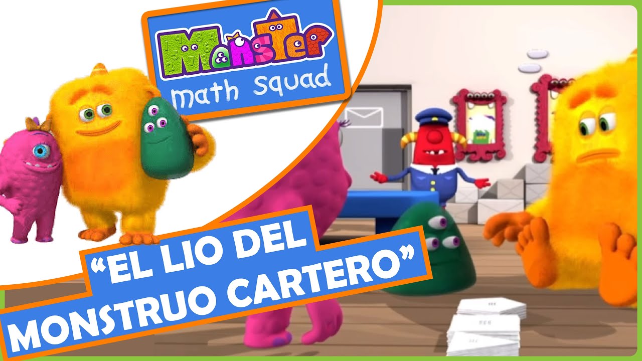 Matemonstruos Español Latino HD | S2/E14 | El lio del monstruo cartero ...
