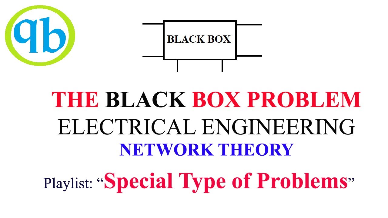 The Black Box Problems from Network Theory by #QuestionBank - YouTube