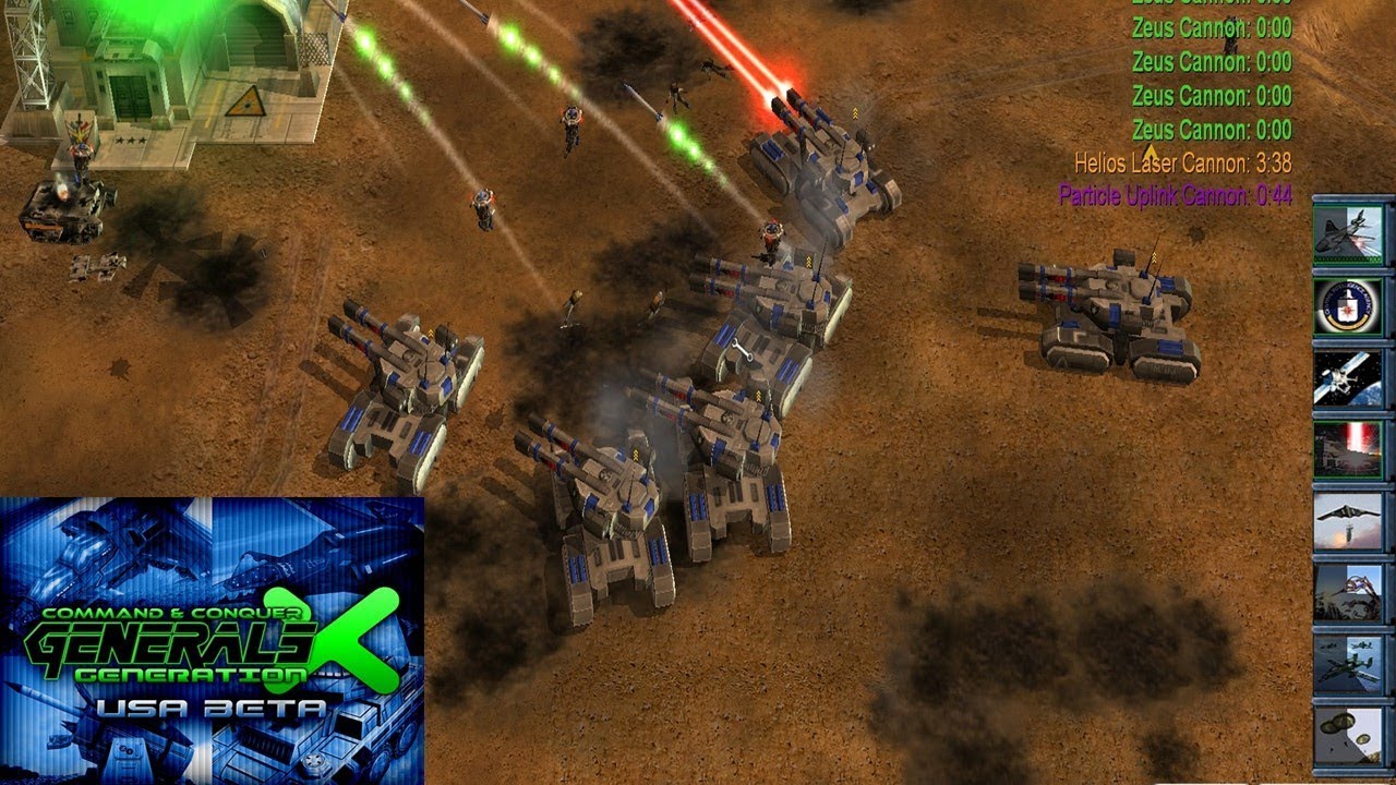 Generation X USA Beta - USA Laser General - YouTube