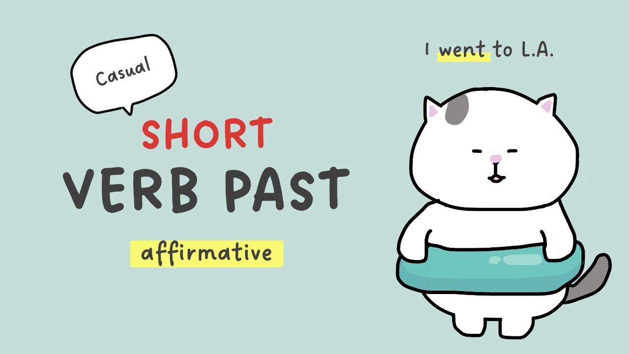 [GENKI Lesson 9] Short Past Tense Verb (Affirmative) - YouTube