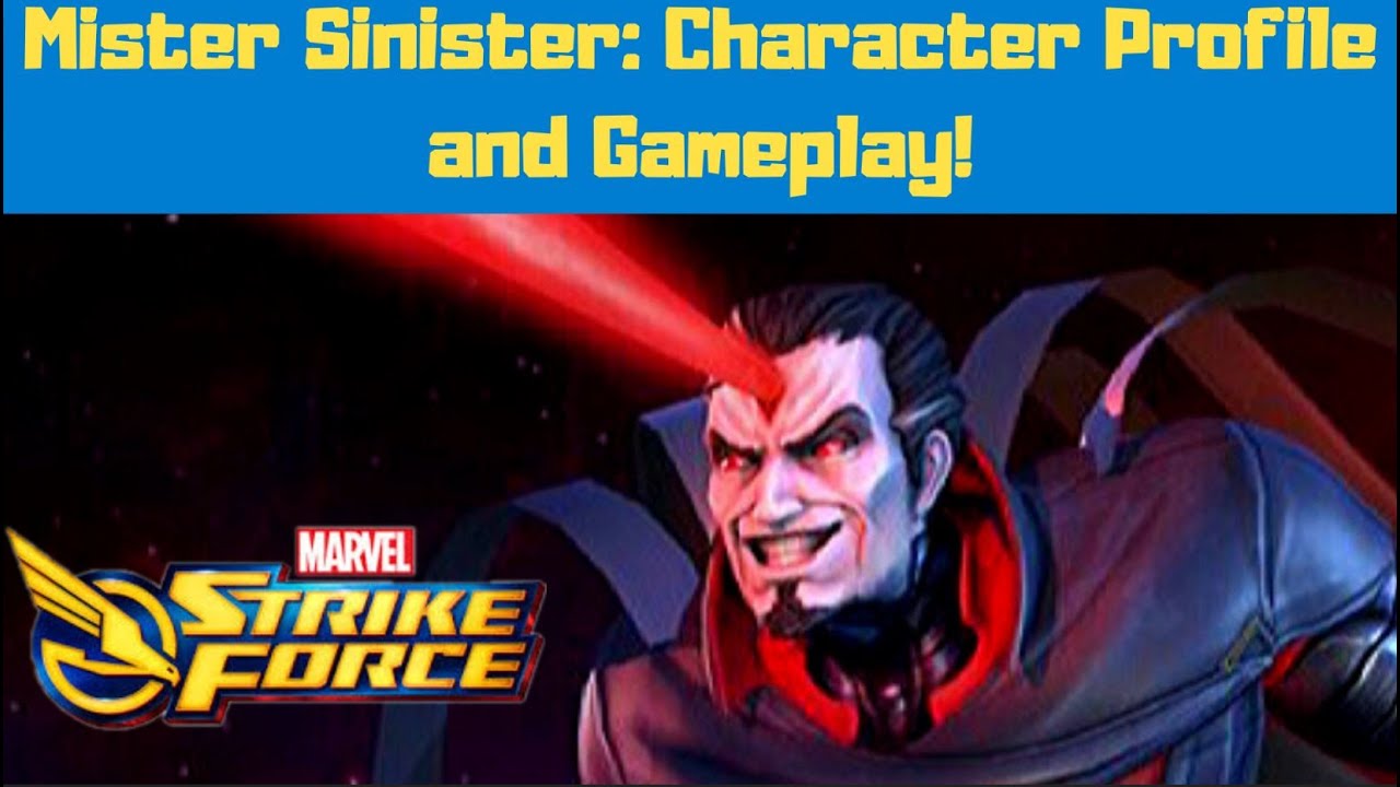 New Character Guide: Mister Sinister | Marvel Strike Force - YouTube