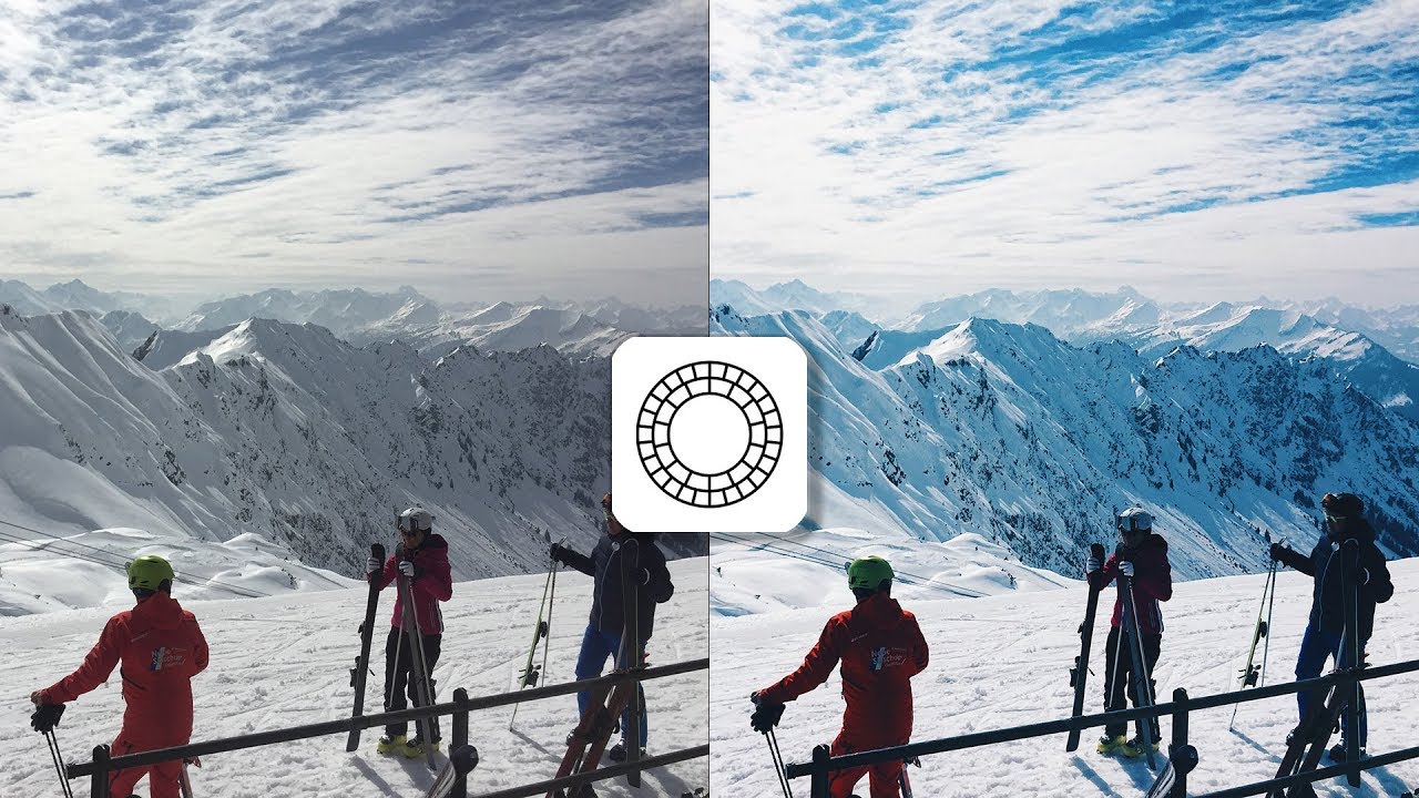 겨울 눈 사진 배경 보정하기(Snow Editing with VSCO | HB2 Filter Custom) - YouTube