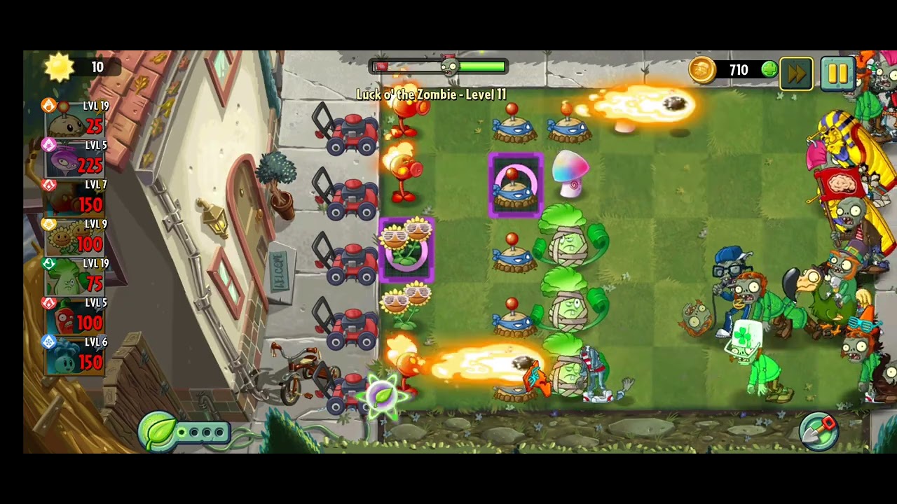 Luck O'The Zombie (Stage 10 to 12) - (March 2024) Plants VS Zombies 2 ...