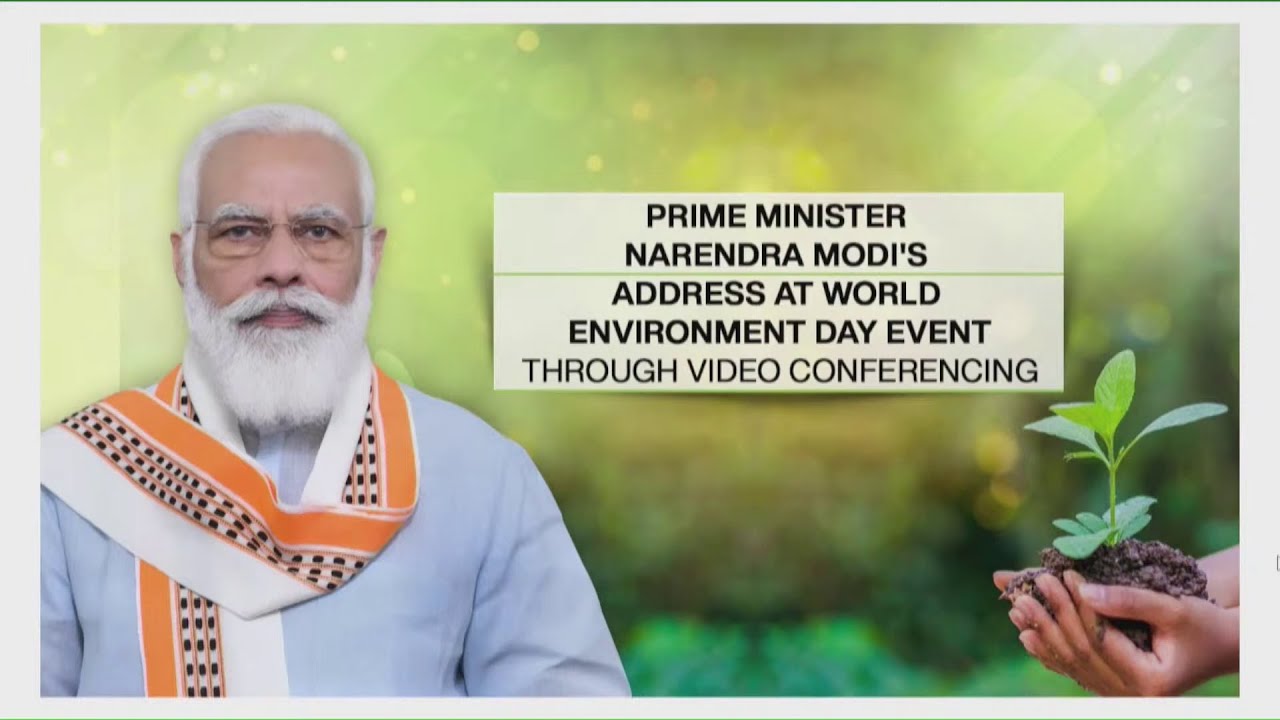 PM Modi LIVE : participates in World Environment Day event - YouTube