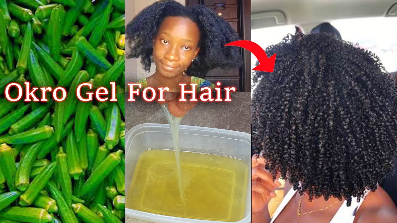 How To Make Okra Gel for Hair Growth Conditioning Detangling and ...
