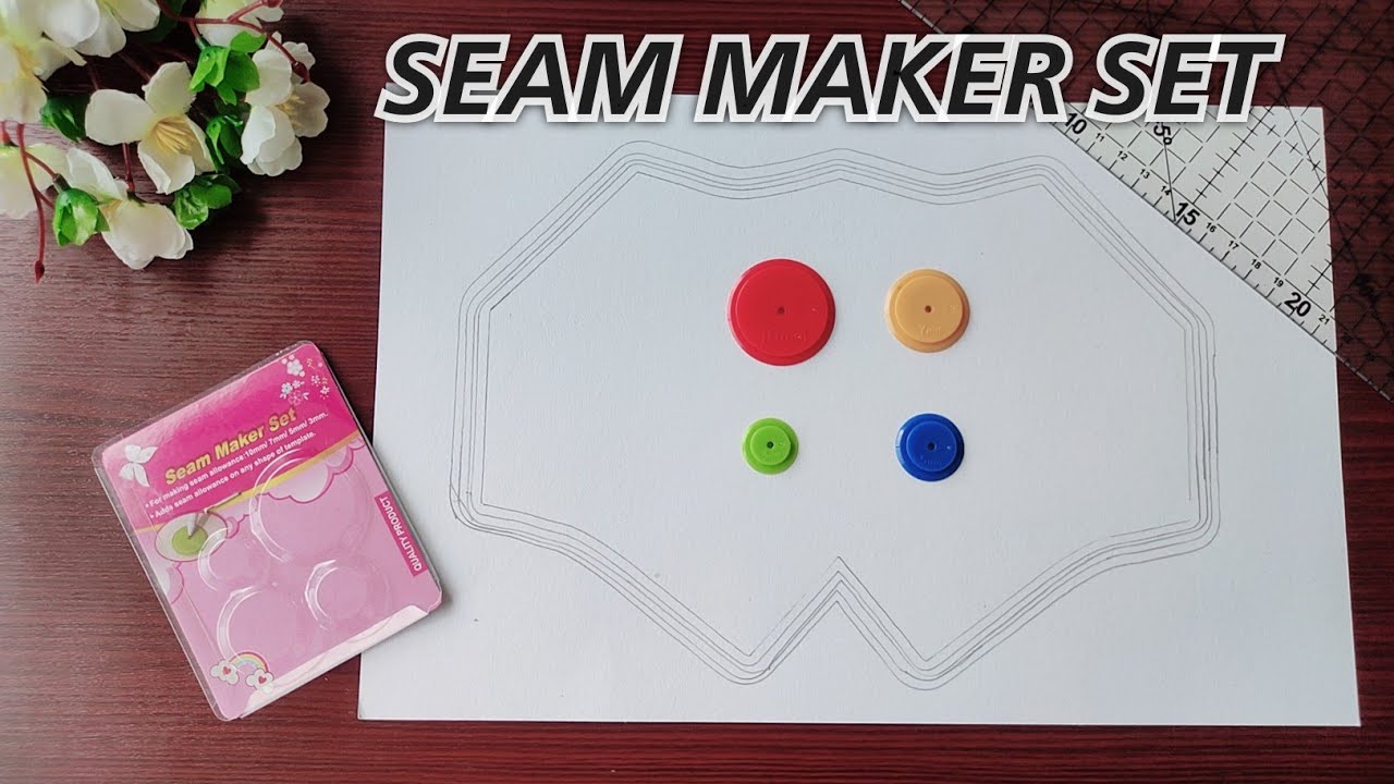 SEAM MAKER SET | CLOVER SEAM ALLOW MAKER GUIDE - YouTube