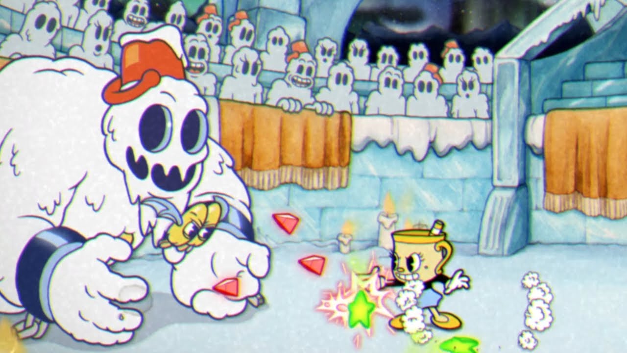 BEGINNER vs Mortimer Freeze Boss Fight - Cuphead The Delicious Last ...