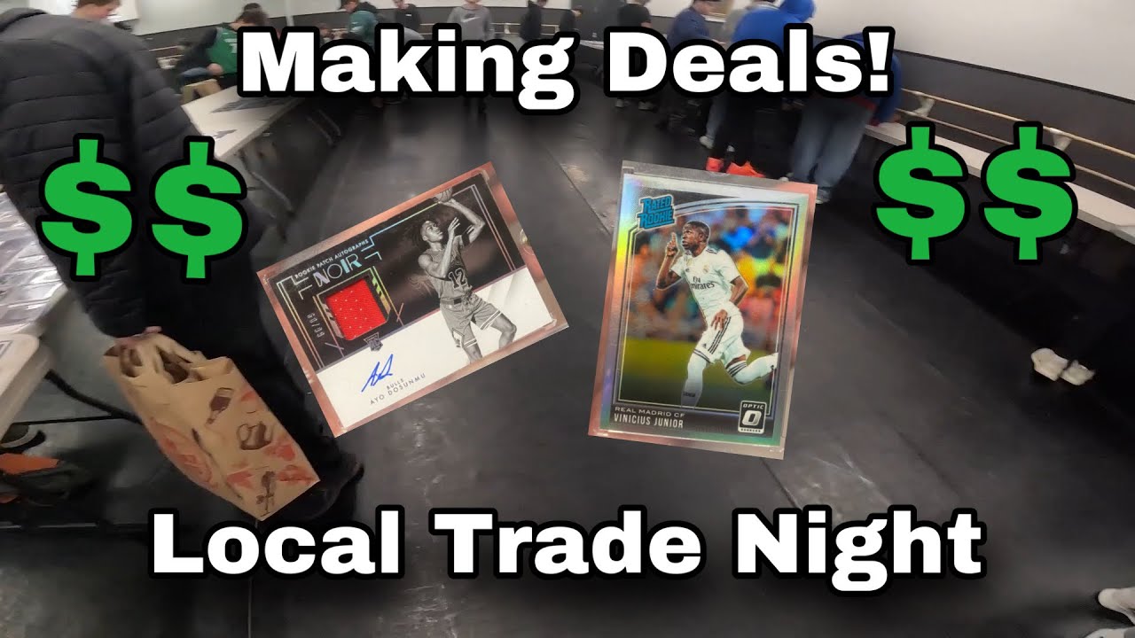 I’m Back! First Vlog | Buying Cards At Local Trade Night | #sportscards ...