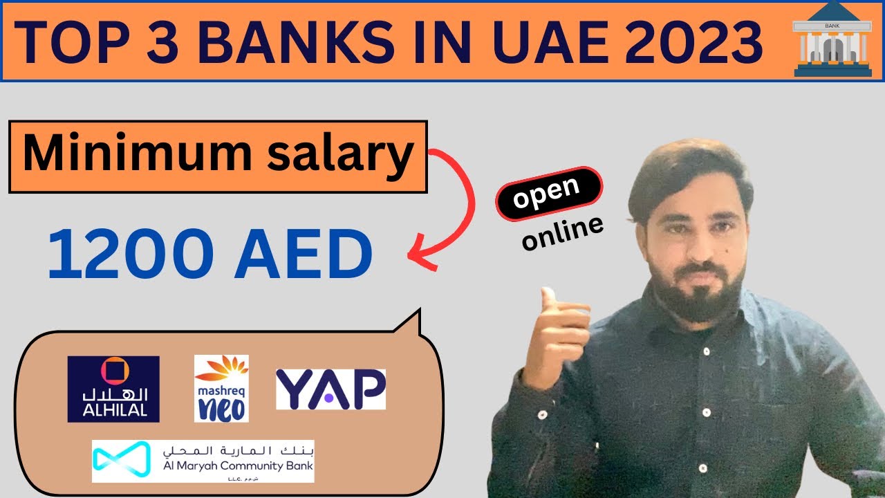 How to open current account in uae with low salary |top 3 digital banks ...