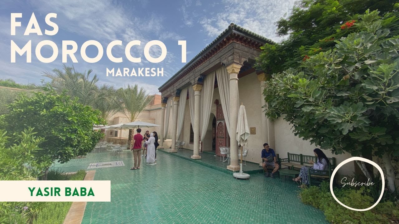 FAS VLOG- MOROCCO 1 (Fas'ın en turistik şehri Marakeş'i Gezdik) - YouTube