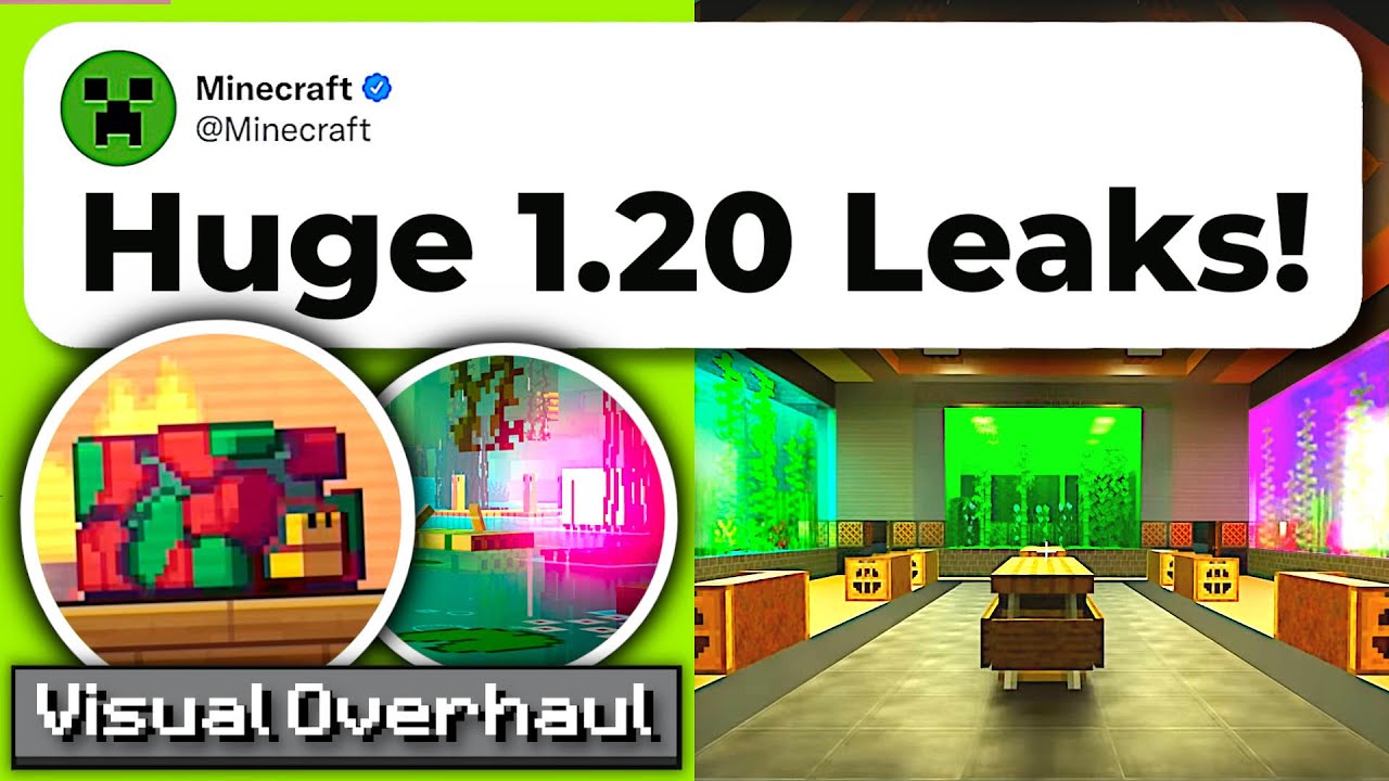 THE NEXT GENERATION OF MINECRAFT JUST LEAKED! | Minecraft 1.20 News ...