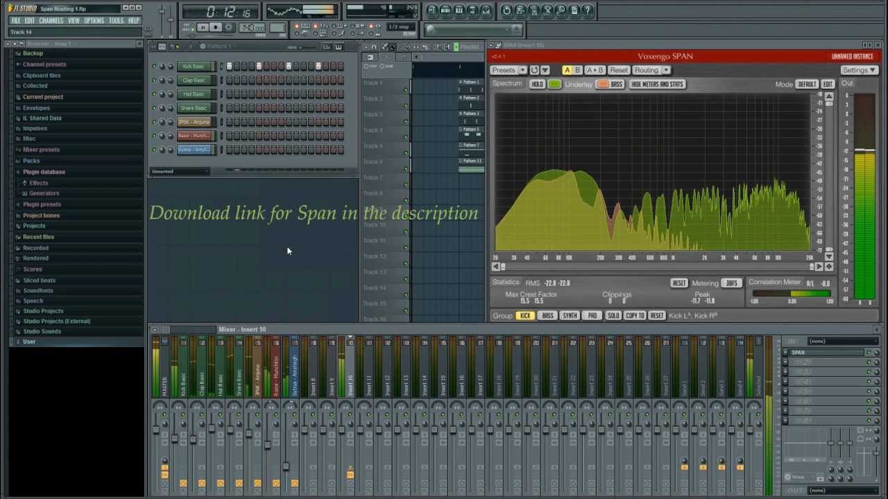 Voxengo Span: Routing in FL Studio - YouTube