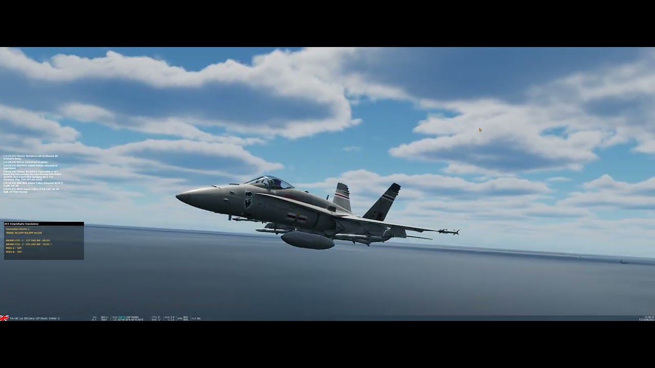 DCS RAFAIR - F/A18C HORNET - TANKING & BVR PRACTICE 25.08.2024 - YouTube