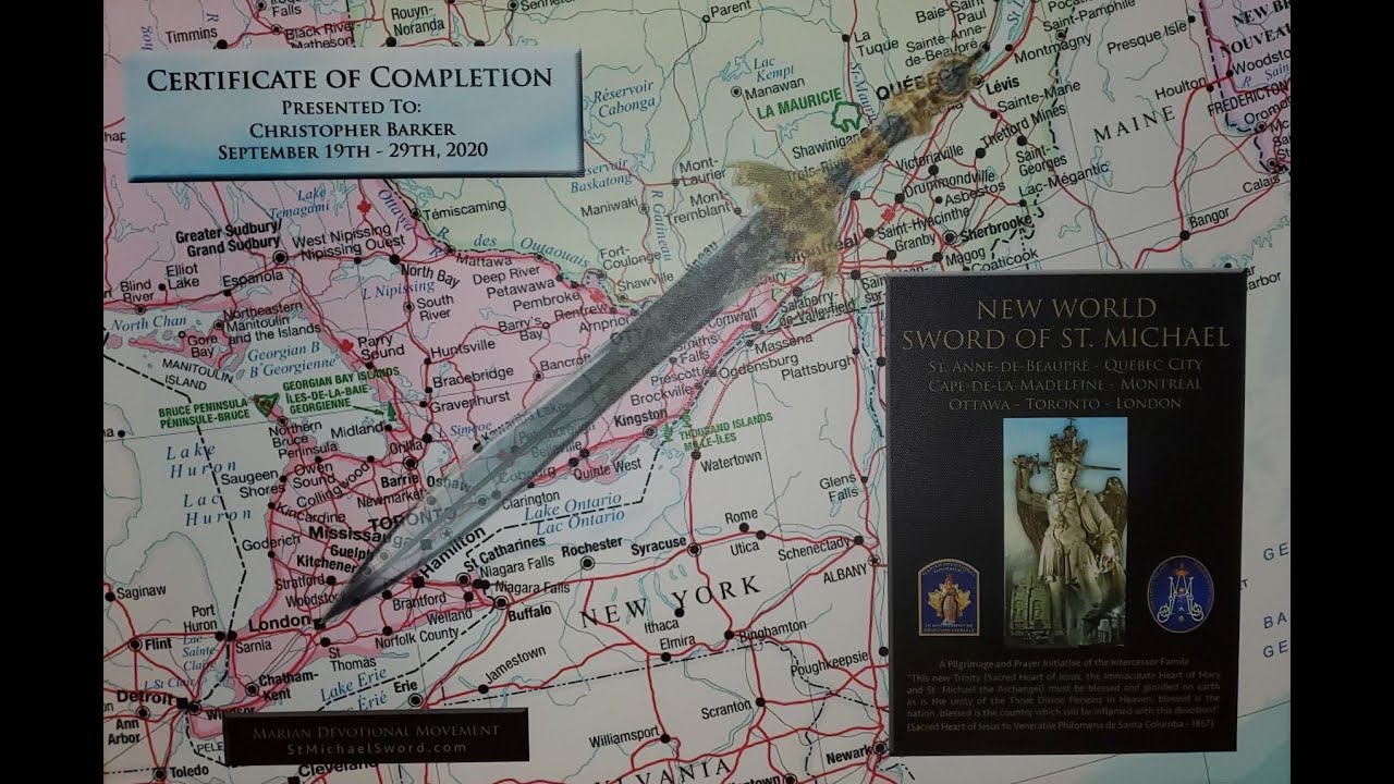 New World Sword of St Michael Pilgrimage 2020 - YouTube