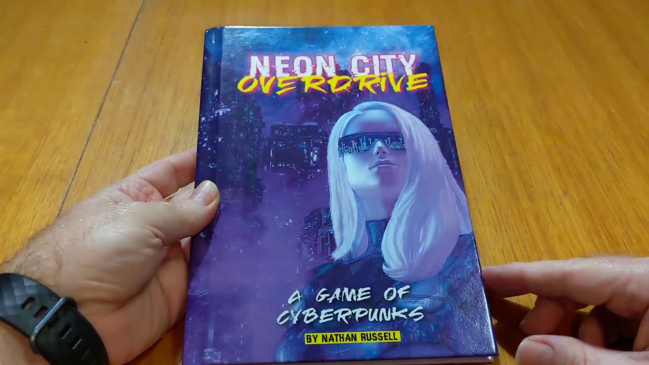 Neon City Overdrive book preview - YouTube