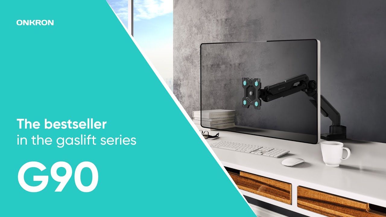 ONKRON G90 Monitor Arm Desktop Mount for 13” to 34-Inch LCD LED Screens ...