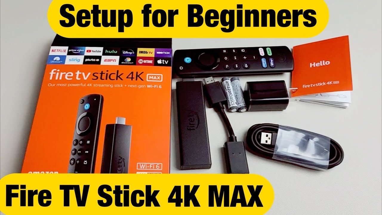 Fire TV Stick 4k MAX How To Setup For Beginners step By Step YouTube