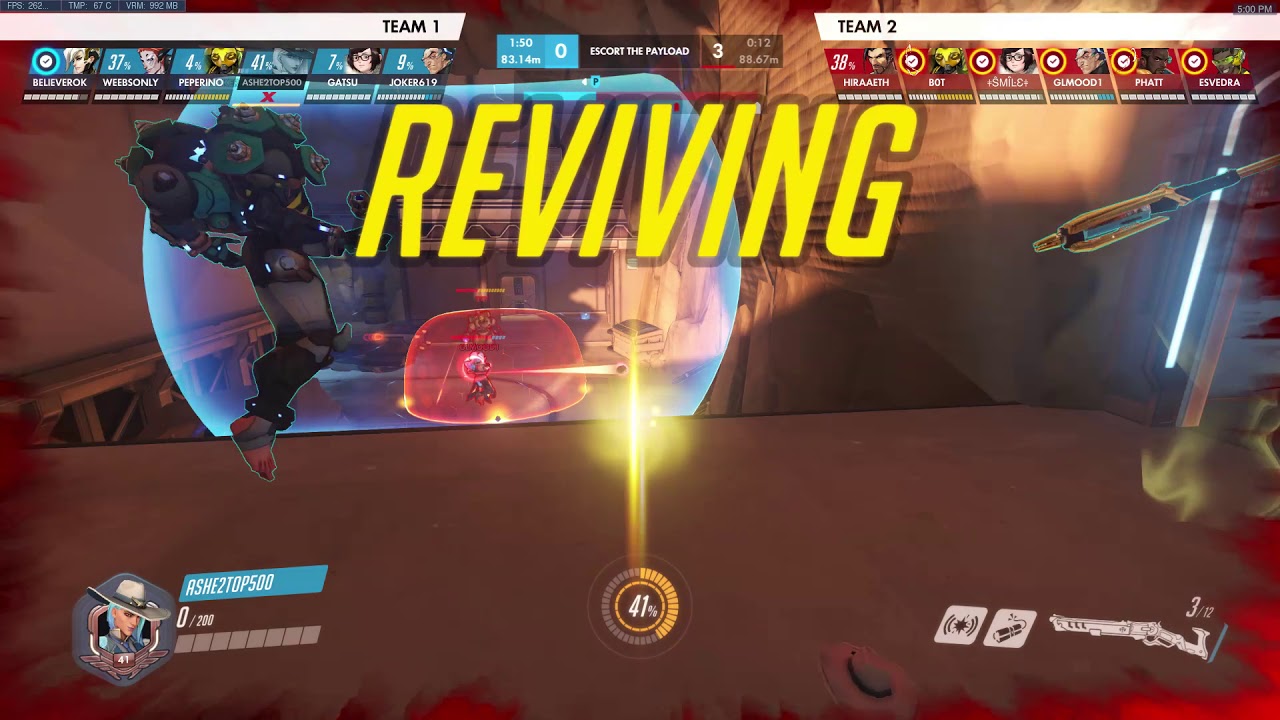 my longest overwatch game ever. 4.2ksr 60k damage dealt to players ...