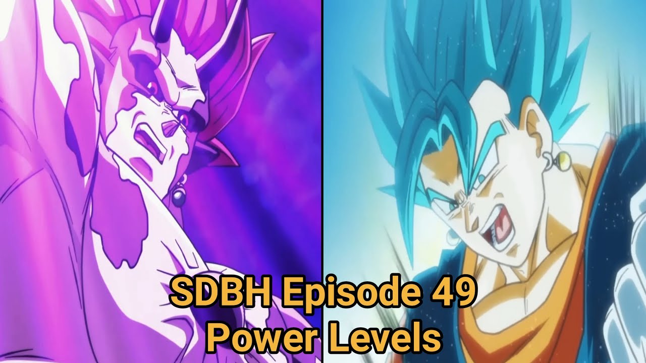Dragon Ball Heroes Episode 49 Power Levels - YouTube