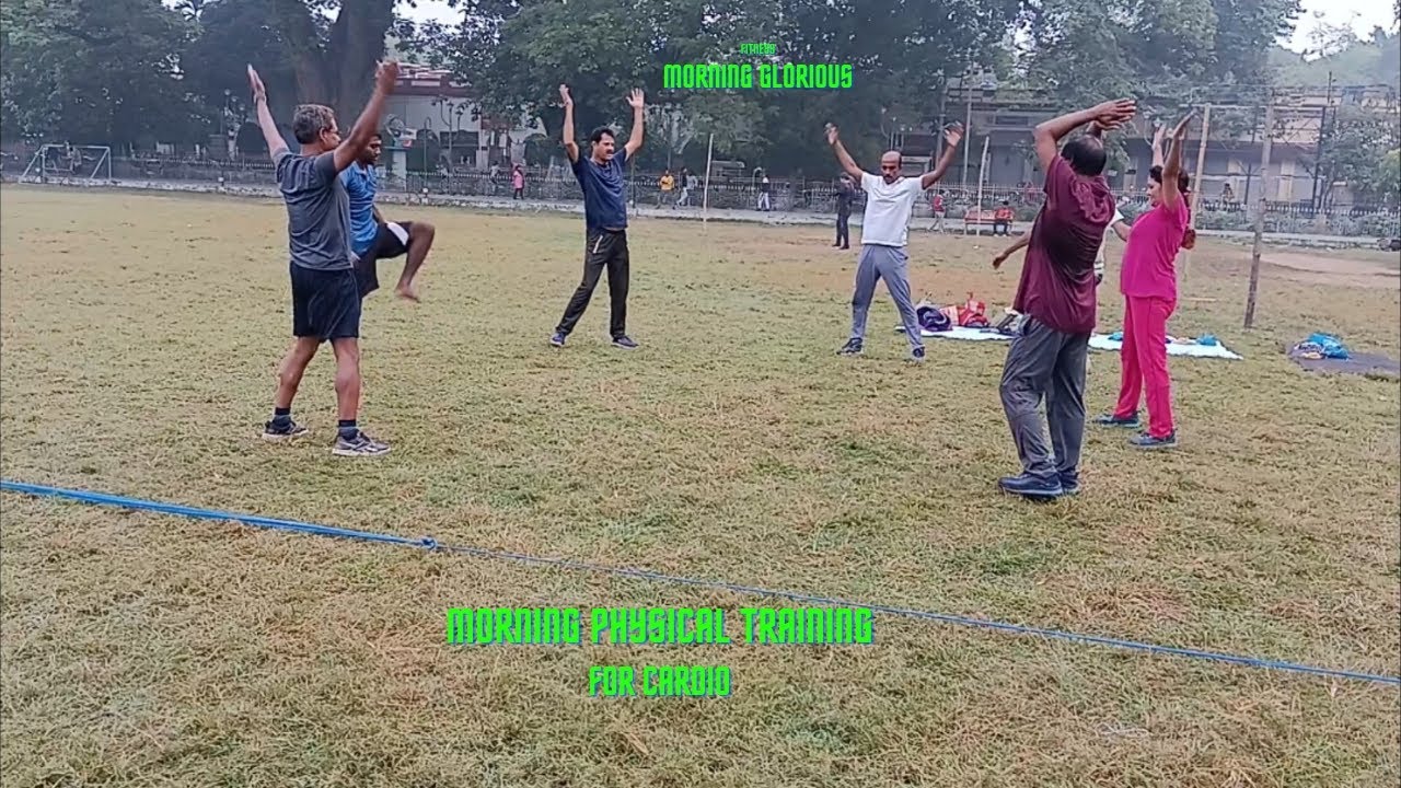 Morning physical training for cardio - YouTube