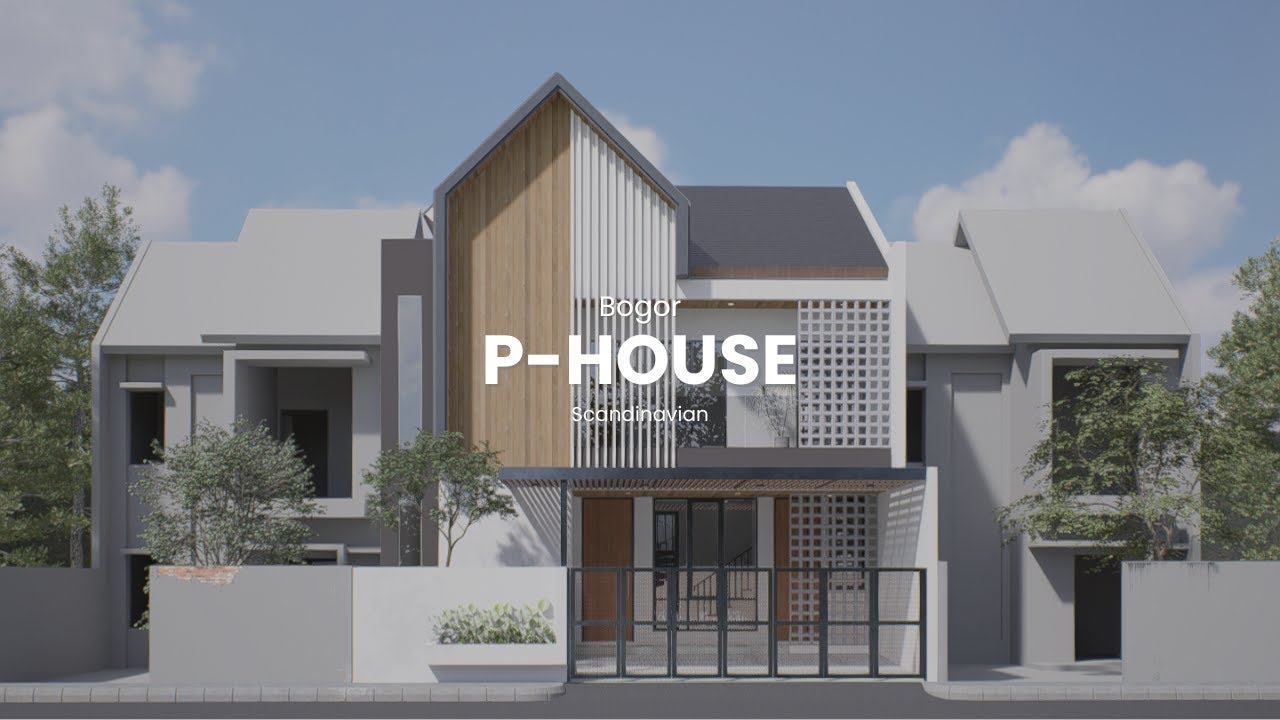 P HOUSE Desain Rumah Scandinavian | Bogor - YouTube