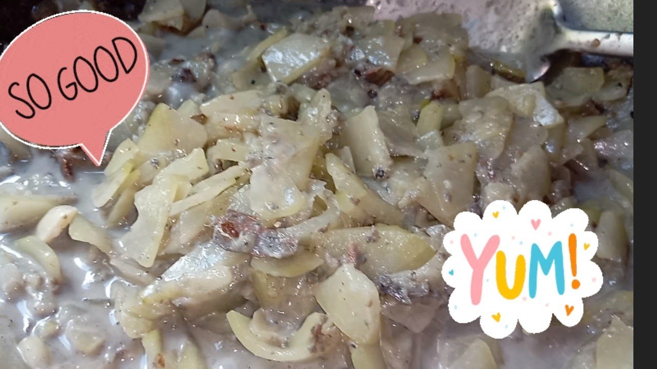 Ginataang papaya na may sinunog na niyog || Bicol Dish || - YouTube