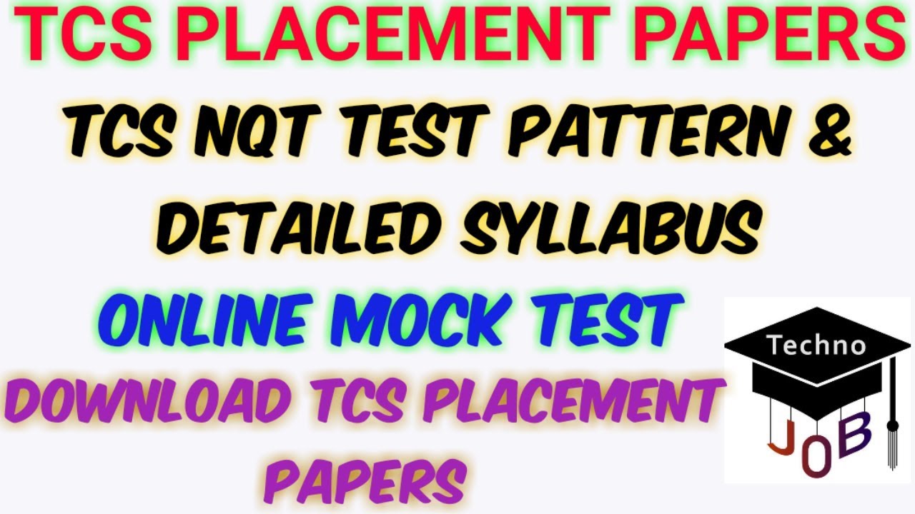 TCS Placement Papers | TCS Previous Year Solved Papers| TCS NQT ...