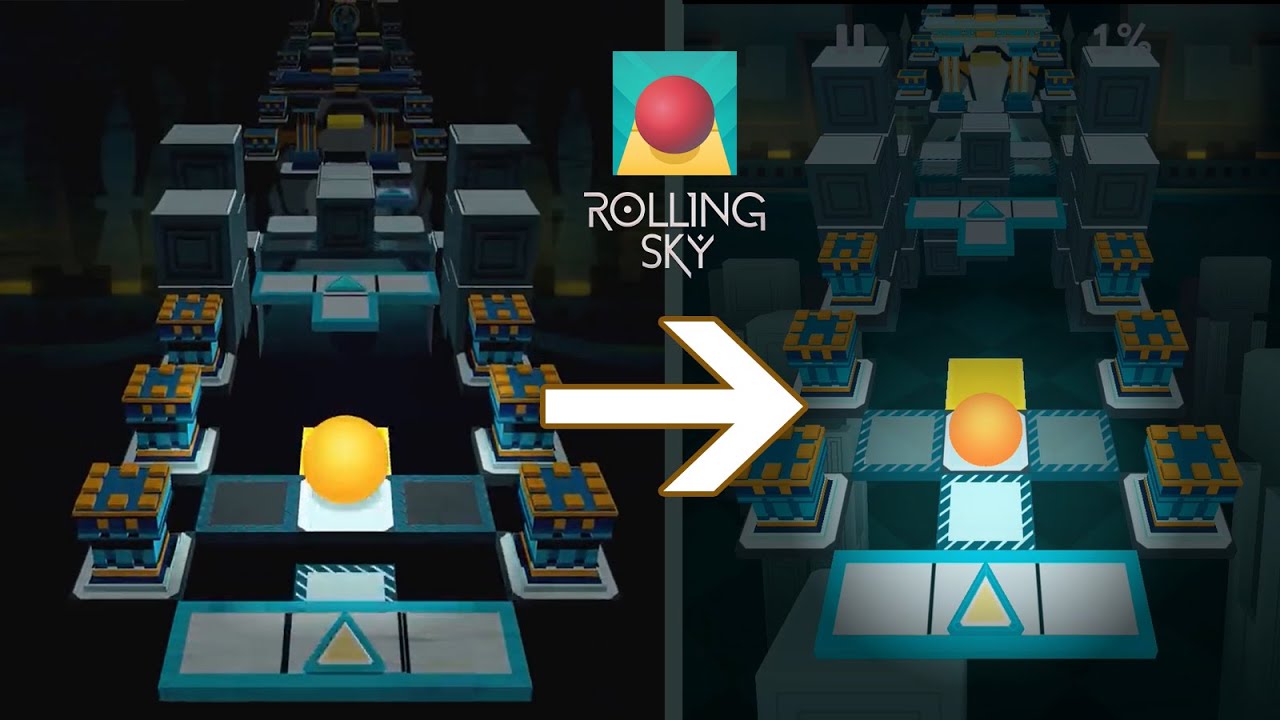 Rolling Sky - Remake the Lv100 Animation Trailer into the game? - YouTube