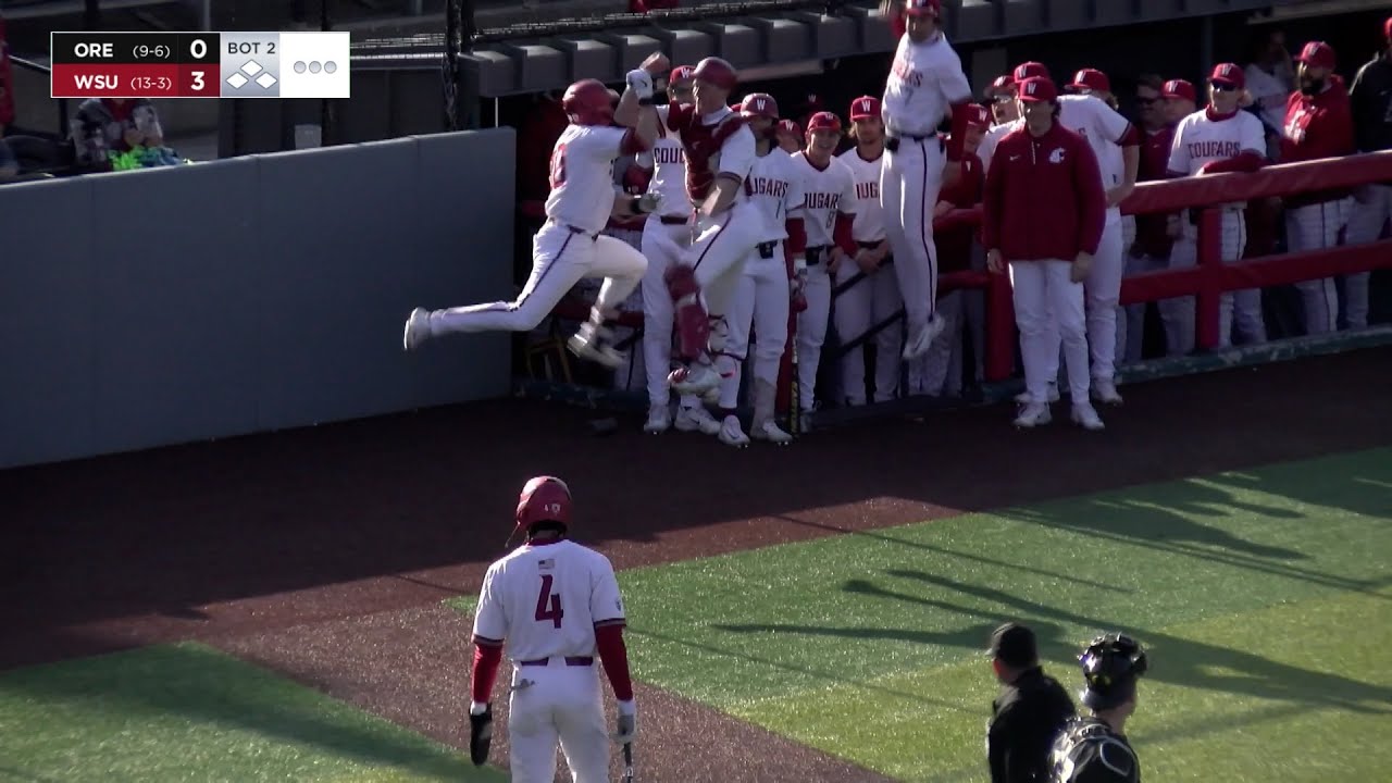 WSU Baseball: Highlights vs. Oregon 3/17/23 - YouTube