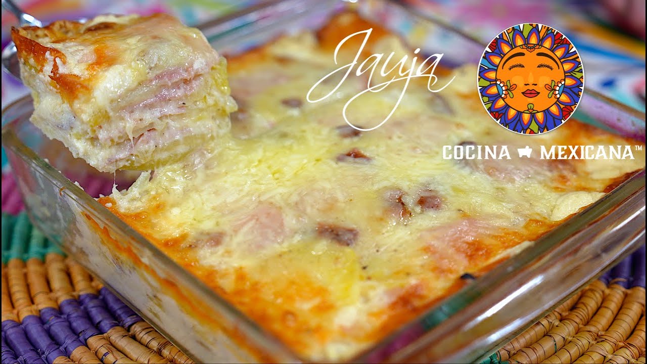 Papas Gratinadas con Jamón y Queso para la Cena de Navidad - YouTube