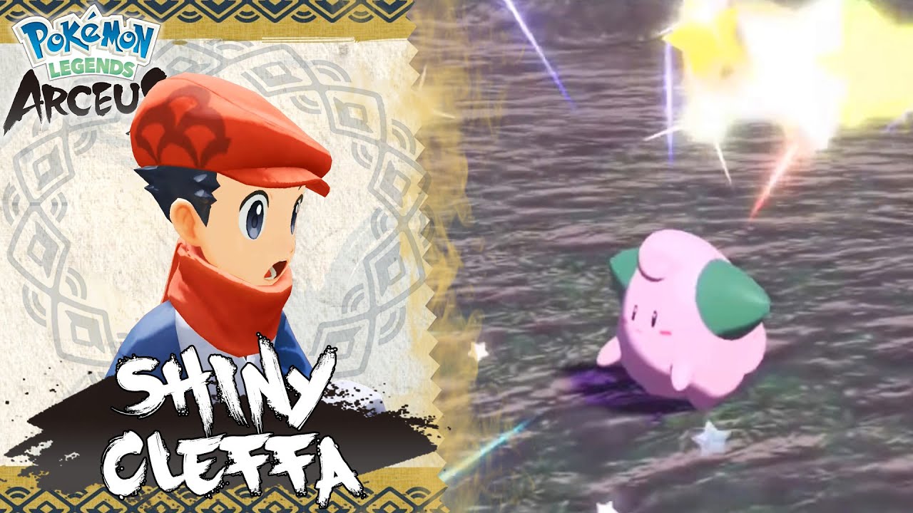 Shiny Cleffa Found in MMO! Shiny Living Dex Series in Pokemon Legends ...
