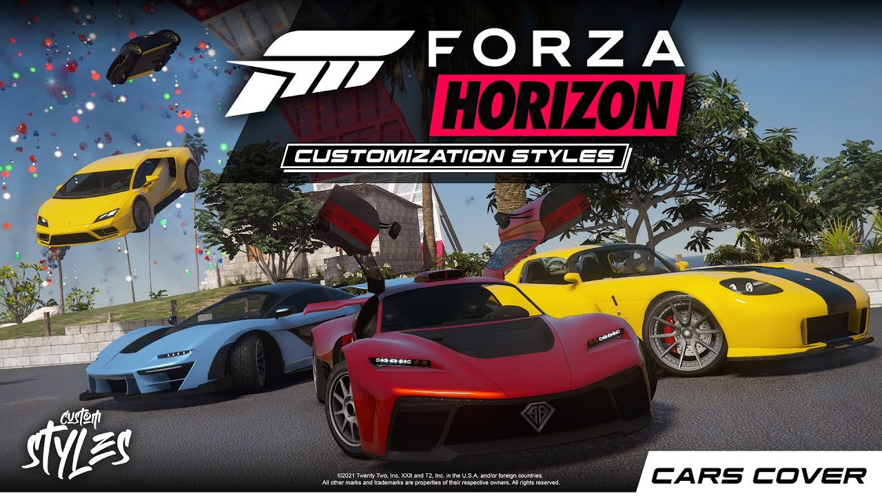 Forza Horizon: All Cover Cars - Customization Styles - YouTube