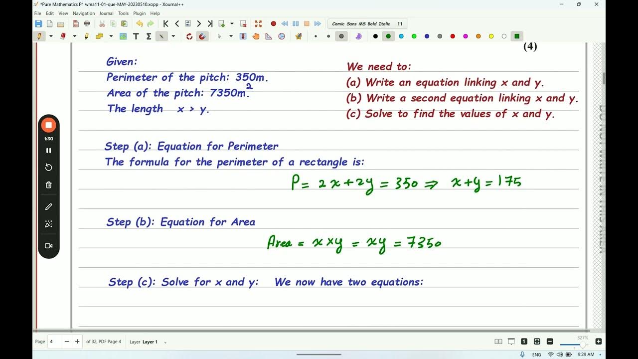WMA11/01 Edexcel IAL P1 May 2023,Pure Mathematics : Q2 - YouTube