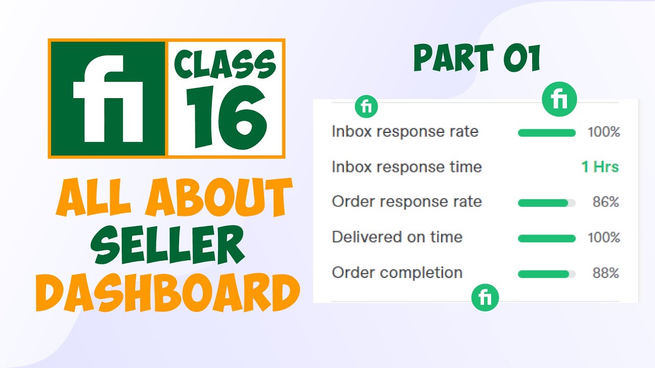 All About Fiverr Dashboard Part 01: Learn With Rakib - YouTube