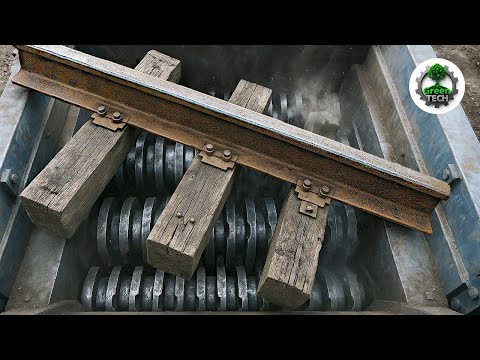 Extreme Dangerous Wood Chipper & Shredder Demolitions: Crushing Everything in Sight! #27