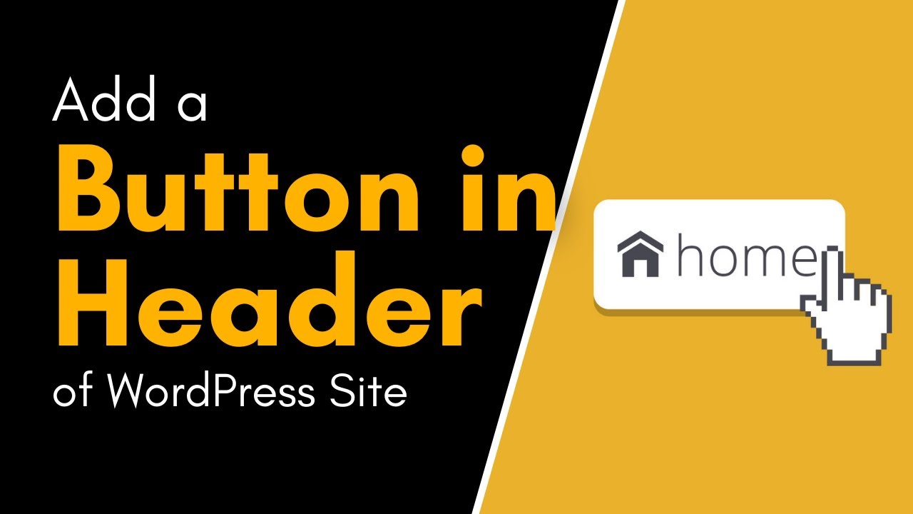 How To Add Button In Header Of WordPress Site WordPress YouTube How To Add Button In Header Of WordPress Site WordPress YouTube