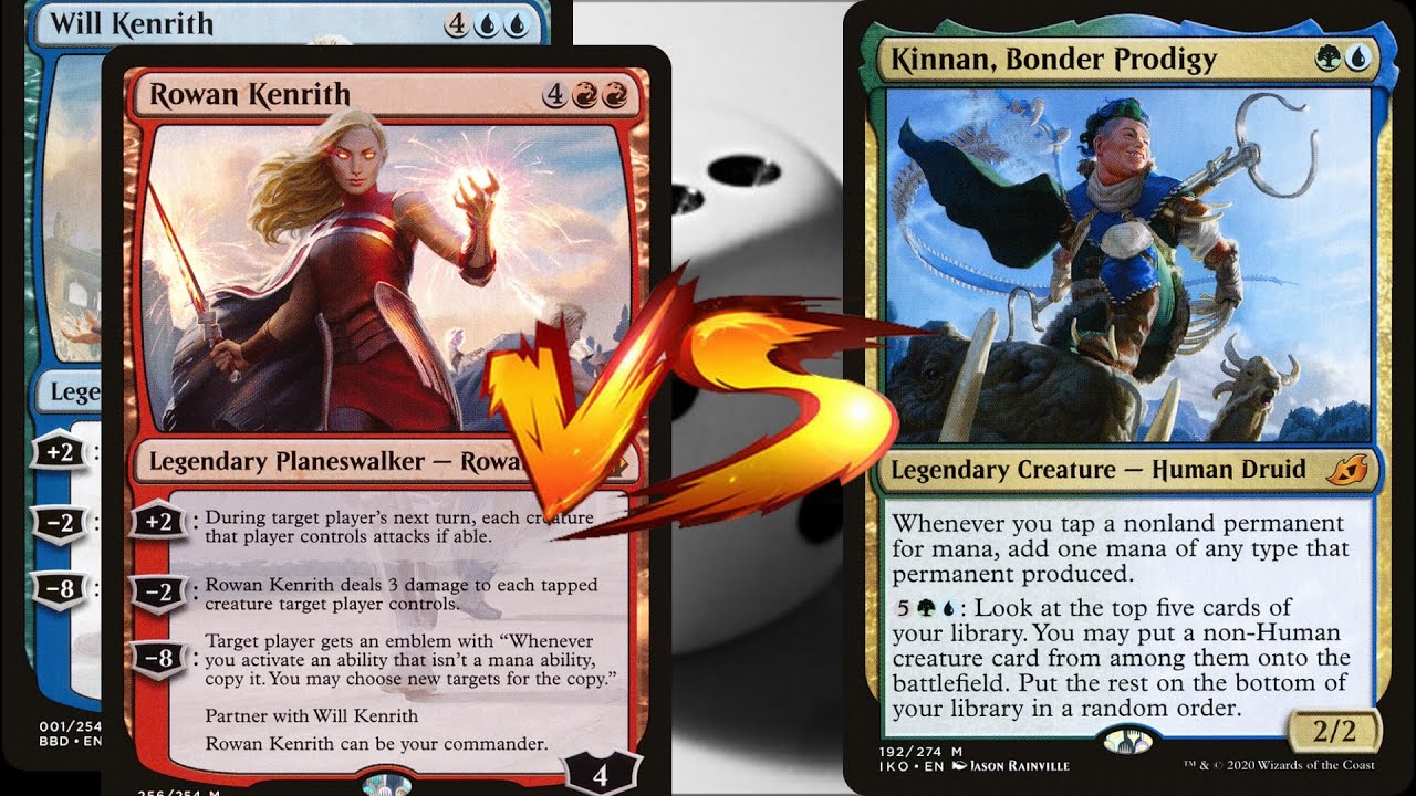 Will Rowan Kenrith VS Kinnan - MTG EDH Duel Commander - YouTube