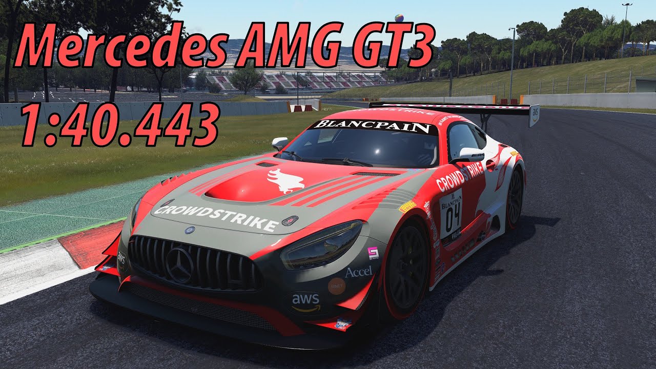 Mercedes-Benz AMG GT3 - Barcelona Moto World Record 1:40.443 - Assetto ...