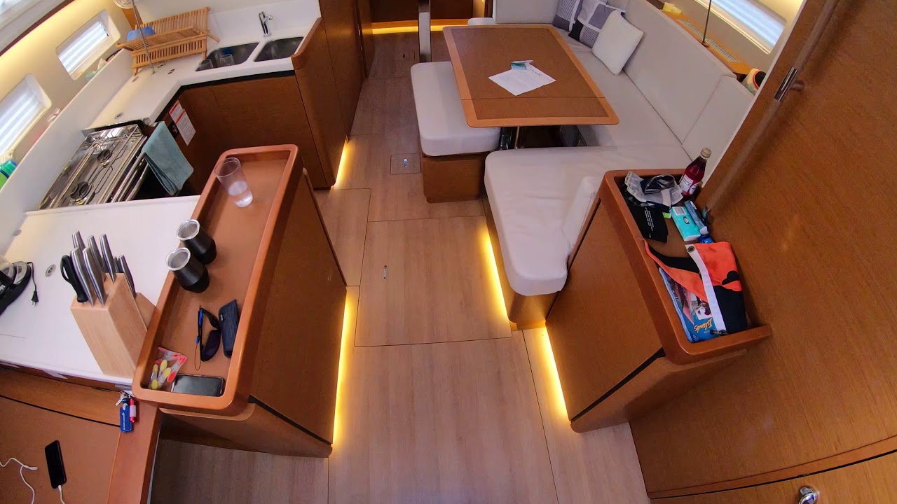 Jeanneau 440 Sun Odyssey Walk Through - YouTube