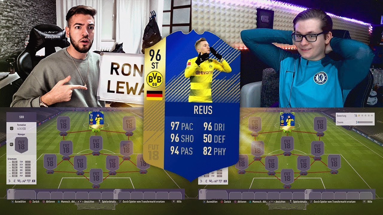 Fifa 18: TOTS REUS Squad Builder Battle 😱👑 - YouTube