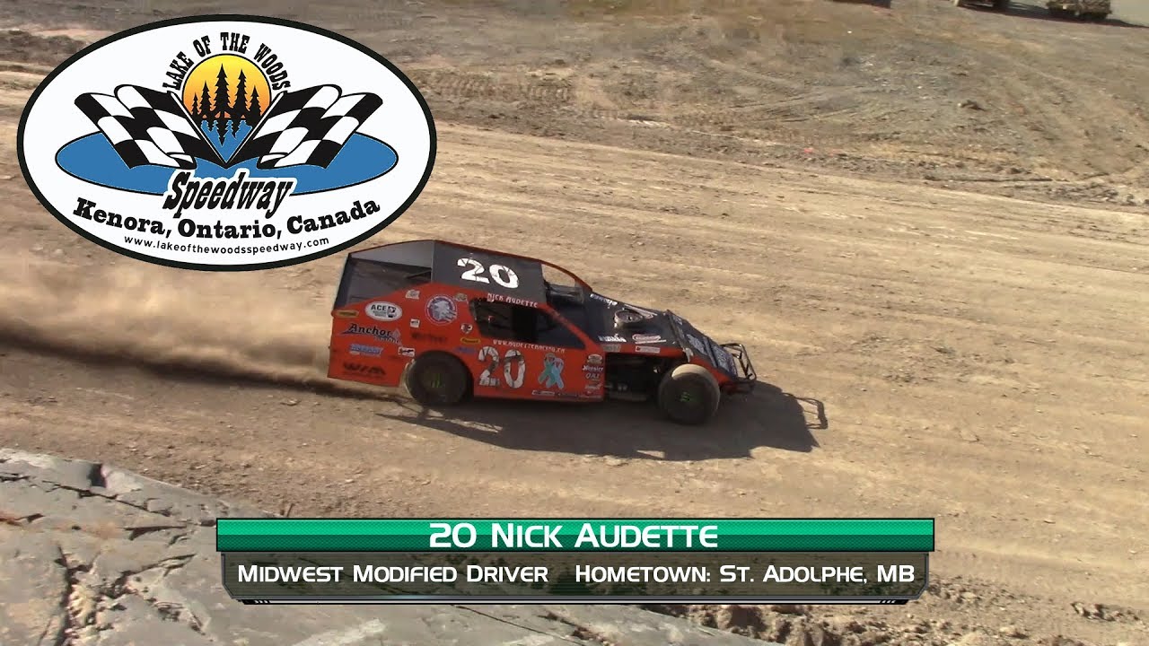 Lake of the Woods Speedway, #20 Nick Audette - YouTube