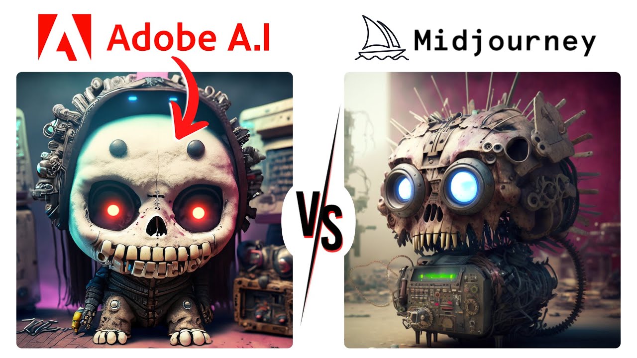 Adobe Firefly vs Midjourney v5 - Gamechanger A.I in Adobe Apps - YouTube
