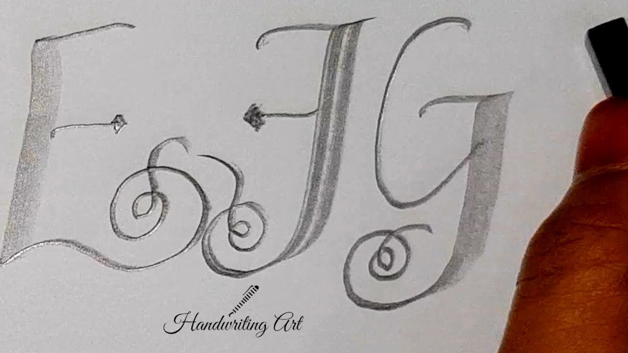 How to use graphite sticks for writing calligraphy alphabet|calligraphy ...