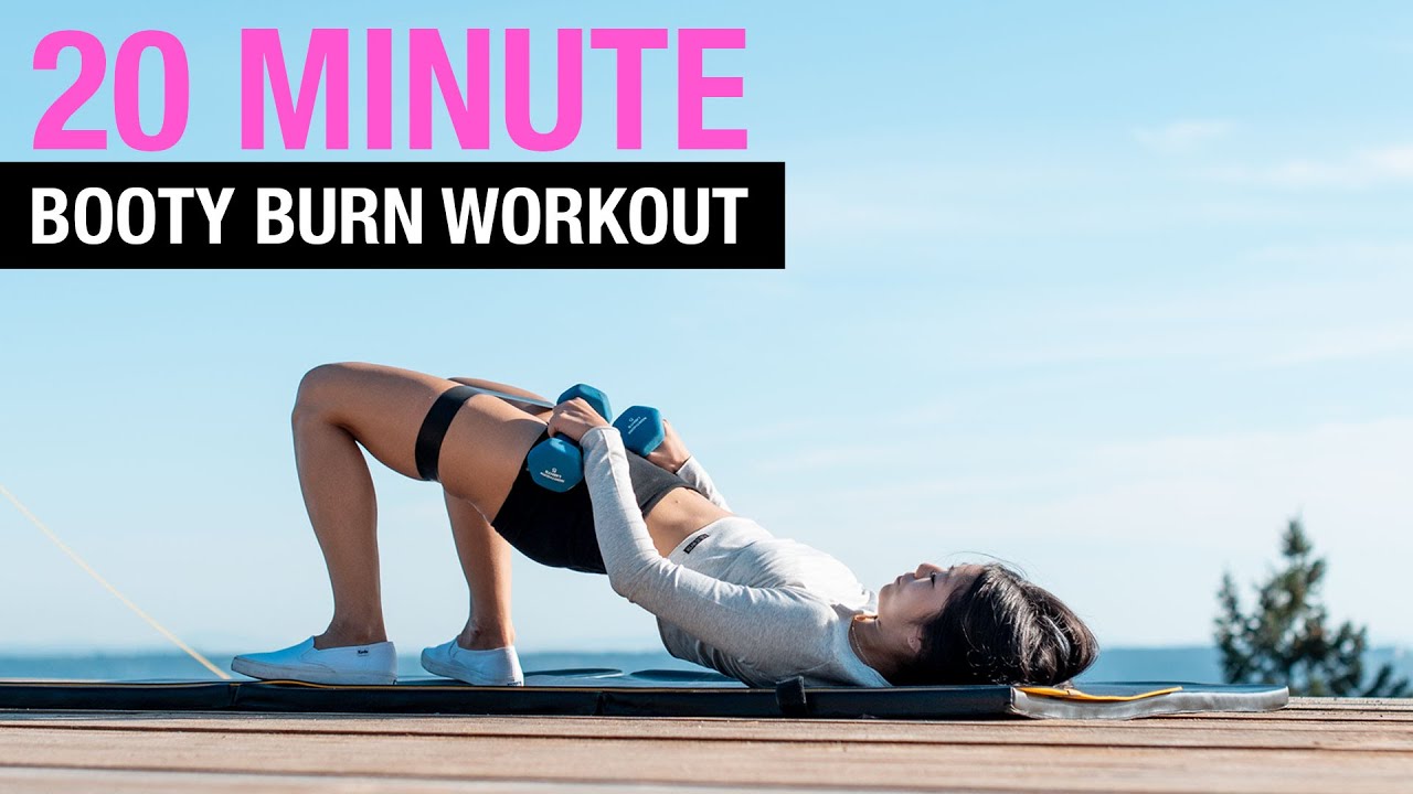 20 Minute Booty Burn Workout With Jenessa Youtube