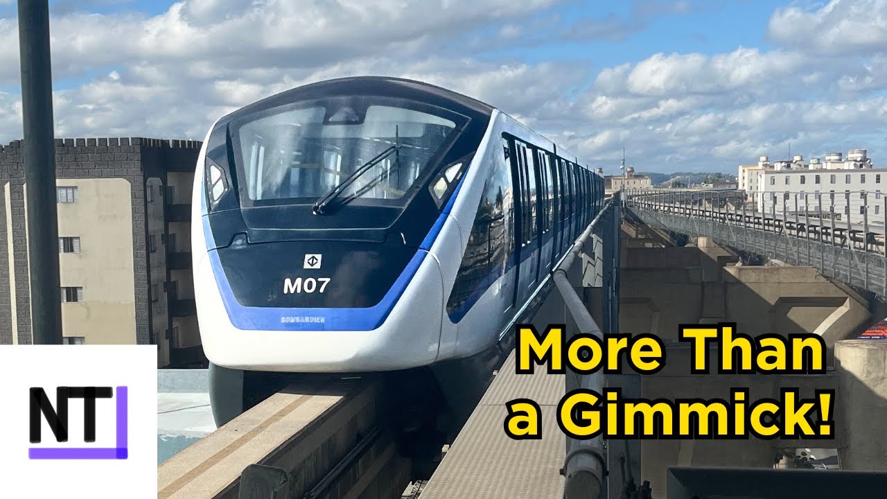The Busiest Urban Monorail in the Americas (by far!) - YouTube