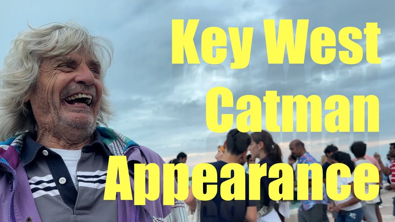 Key West Catman and his flying house cats 2024 - YouTube