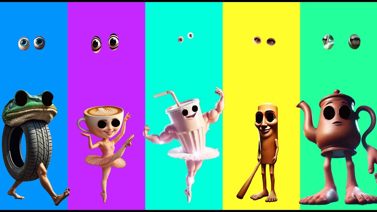 Wrong Eyes Boneca -Ambalabu Ballerina-Lololo Ballerina-Cappuccino Tung ...