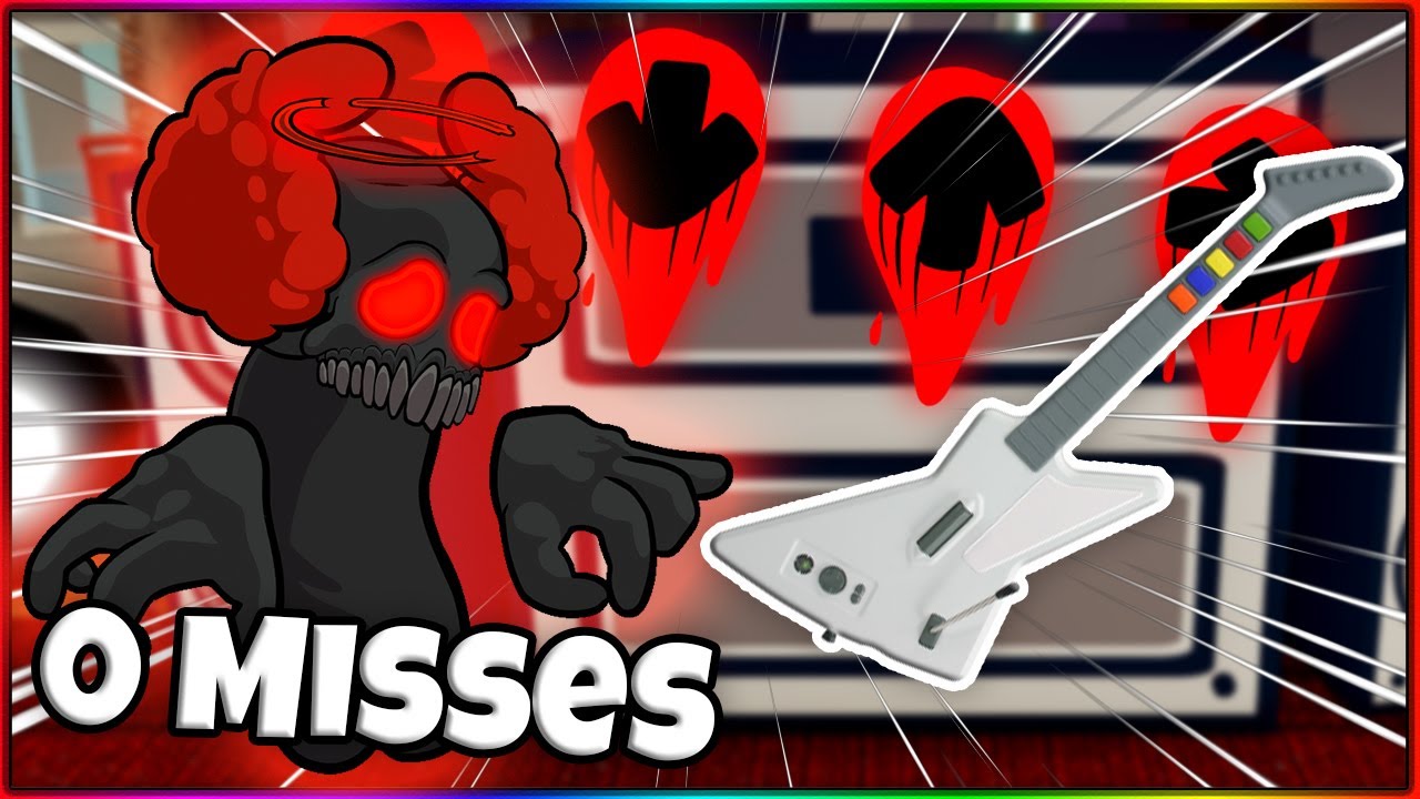 FNF Expurgation on GUITAR but if I miss a note the video ends (Roblox ...