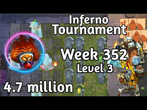 PVZ2-Arena Inferno Tourmament 4.7m Week 352 Low Level Plants Strategy ...