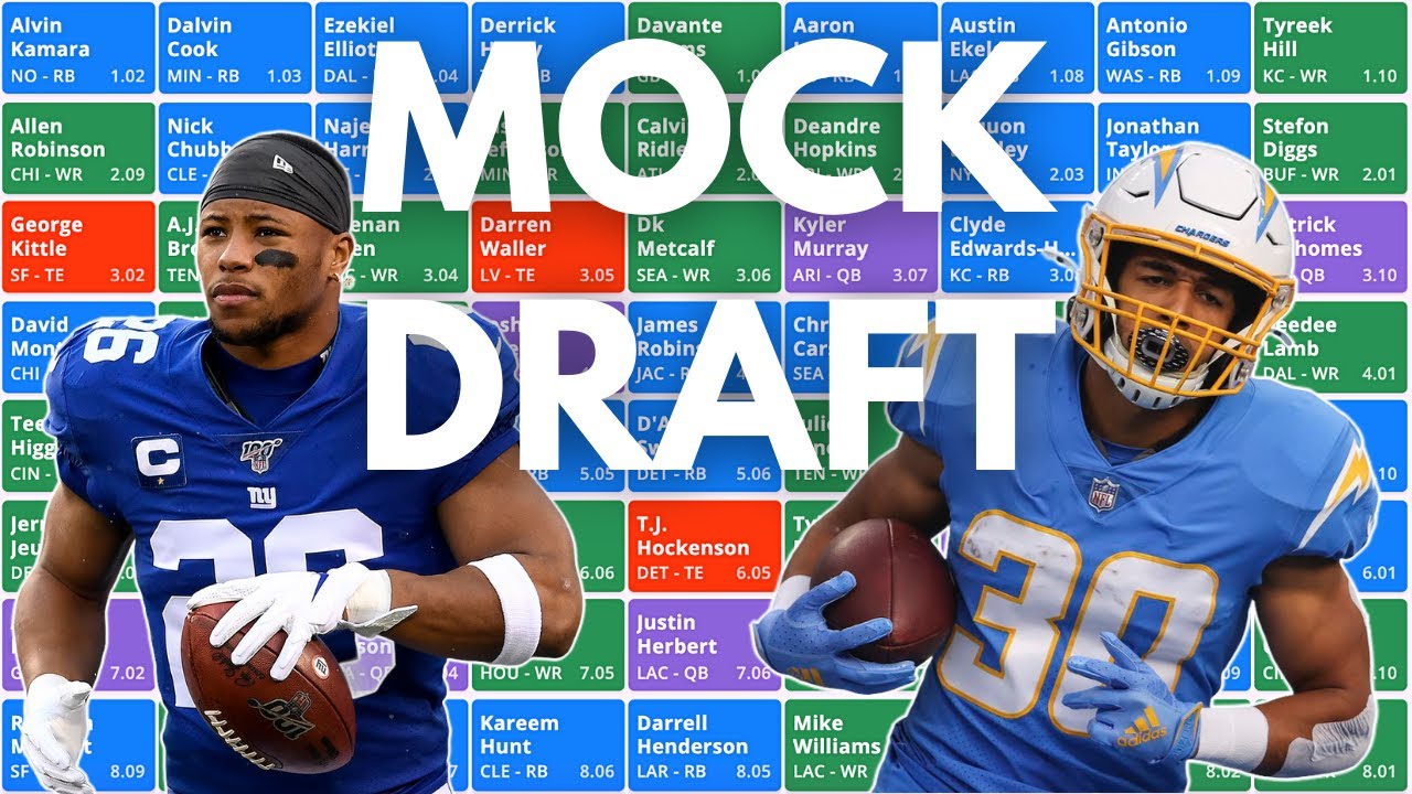 2021 Fantasy Football Mock Draft - PPR - 10 Team - 8th Pick - YouTube